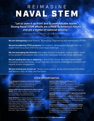 About Naval STEM - Navy, Marines, STEM, science, technology ...