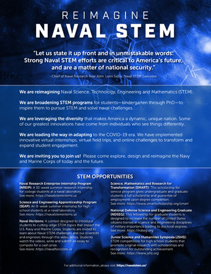 About Naval STEM - Navy, Marines, STEM, science, technology ...